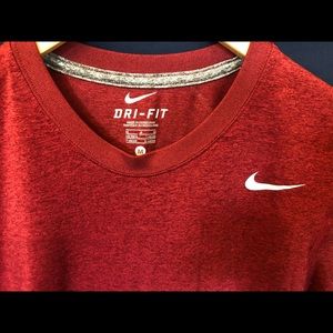 Nike | Shirts | Copy Mens Nike Red Dry Fit Shirt | Poshmark